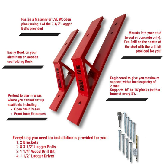 Bracket Sistem Wall-Mounted Scaffolding Bracket – Bracket Sistem Inc.